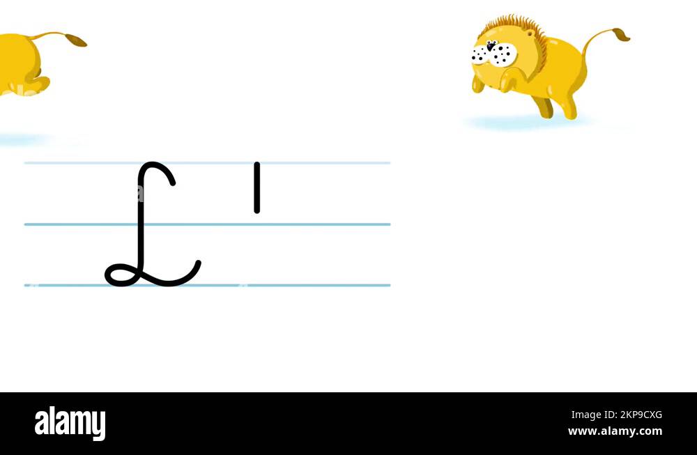 L lion cartoon illustration Stock Videos & Footage - HD and 4K Video ...