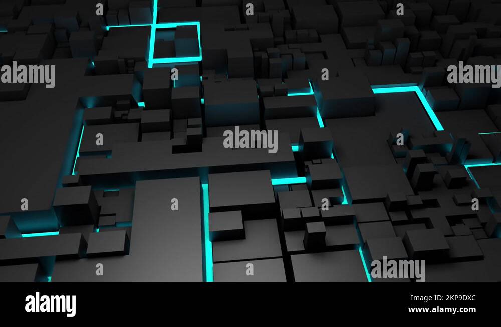 Machine learning, conceptual animation Stock Video Footage - Alamy