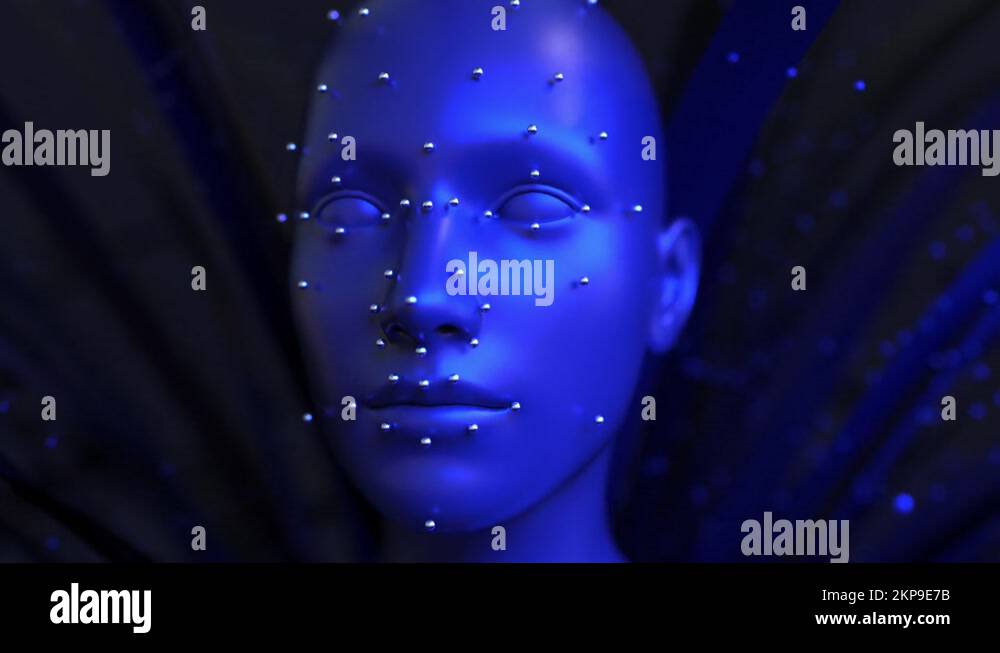 Face recognition, animation Stock Video Footage - Alamy