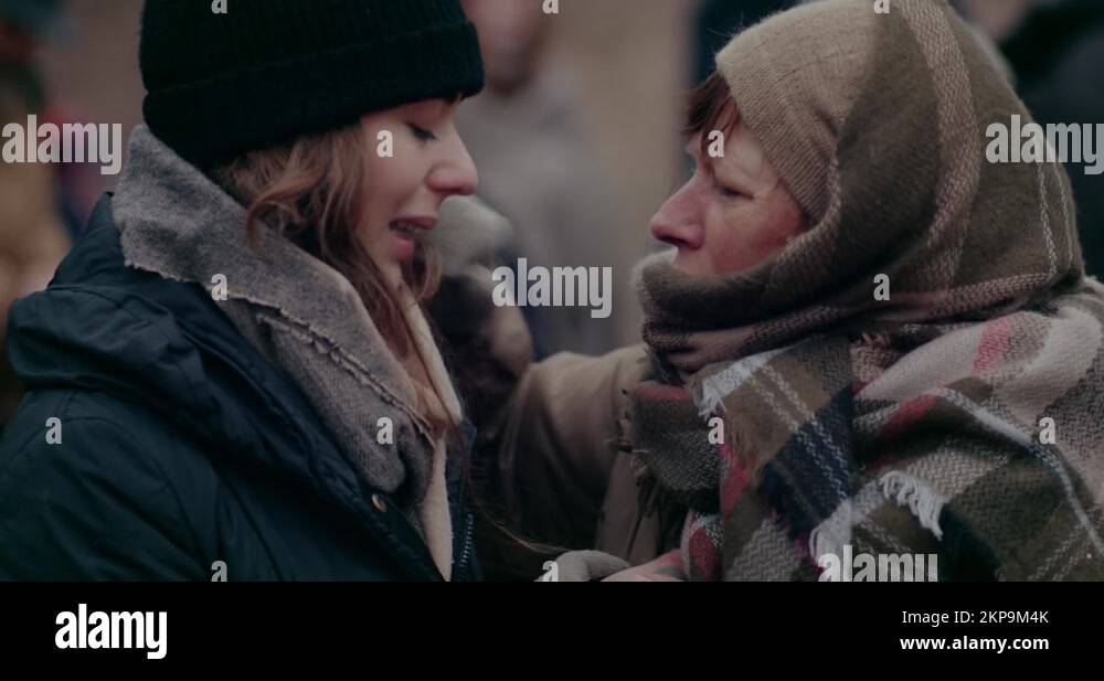 Homeless mother daughter hugging Stock Videos & Footage - HD and 4K ...