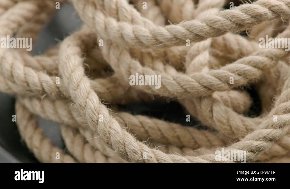 spinning looped rotating background of entangled rope Stock Video ...