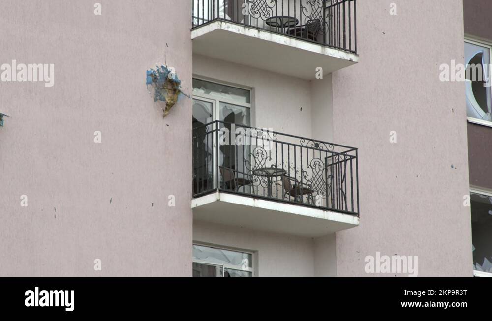 Ukraine.Bucha. War in Ukraine. Residential building bombed by Russian ...