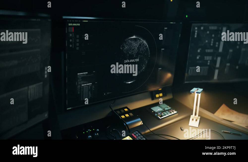 Digital Map Program Analyzing IP Data With Satellite Scan To Find ...
