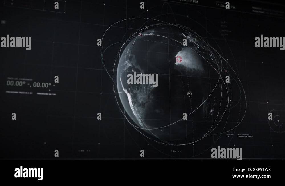 Active satellites. Scanned Data and Images. Tracking a Target in ...