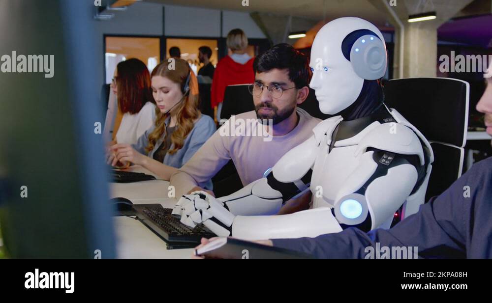 Robot typing on computer keyboard Stock Videos & Footage - HD and 4K ...