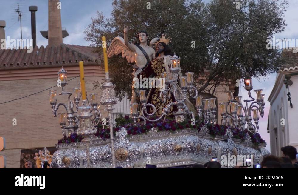 Jesus Christ praying in Gethsemane with angel in Holy Week, Holy ...