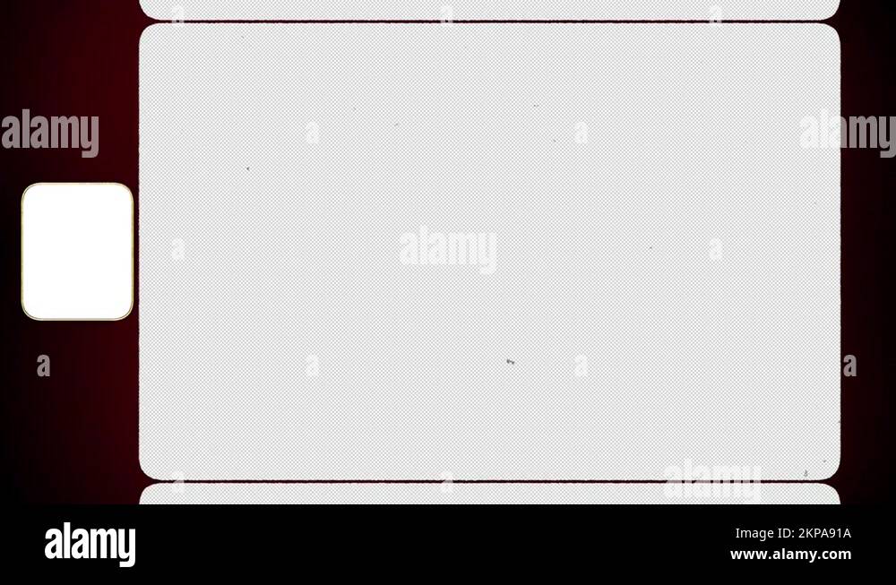 Super 8mm Old Film Burn Overlay - Retro Film Frame Stock Video Footage ...