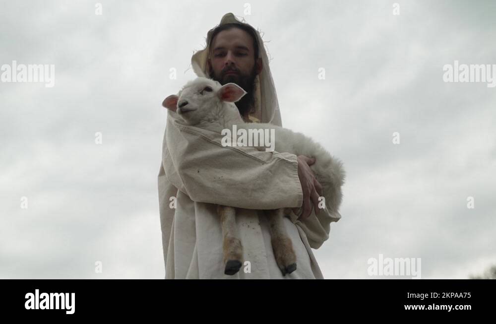 - Jesus Christ, good shepherd, lamb, Psalm 23, easter, salvation Stock ...