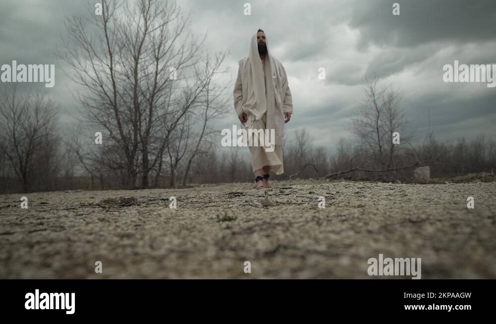 - Religious man, spiritual, walking, Jesus Christ, bible, God, heaven ...