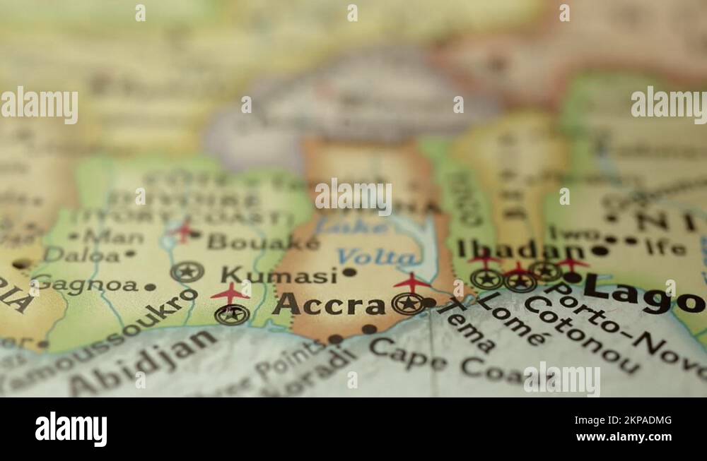 Map of accra Stock Videos & Footage - HD and 4K Video Clips - Alamy