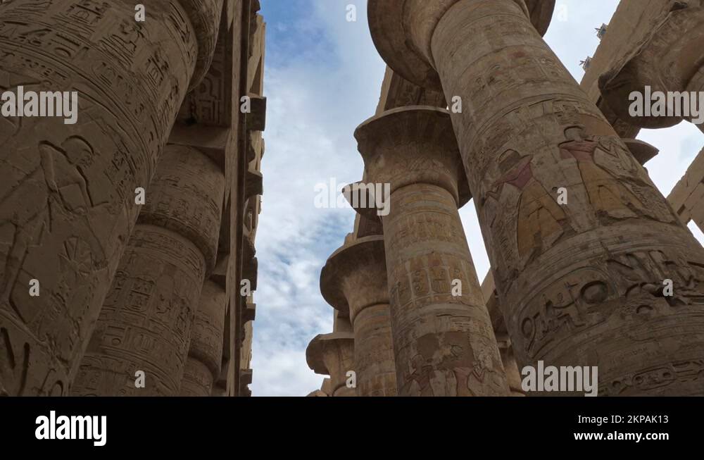 Columns of the hypostyle hall Stock Videos & Footage - HD and 4K Video ...