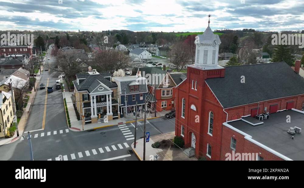 Red brick american church building Stock Videos & Footage - HD and 4K ...