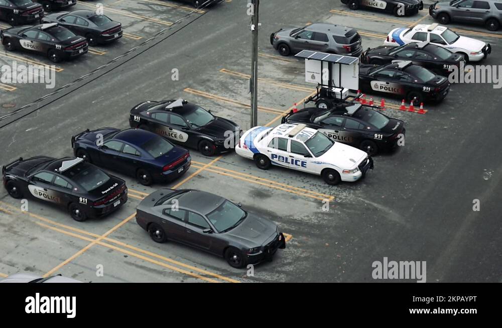Parking lot for police cars Stock Videos & Footage - HD and 4K Video ...