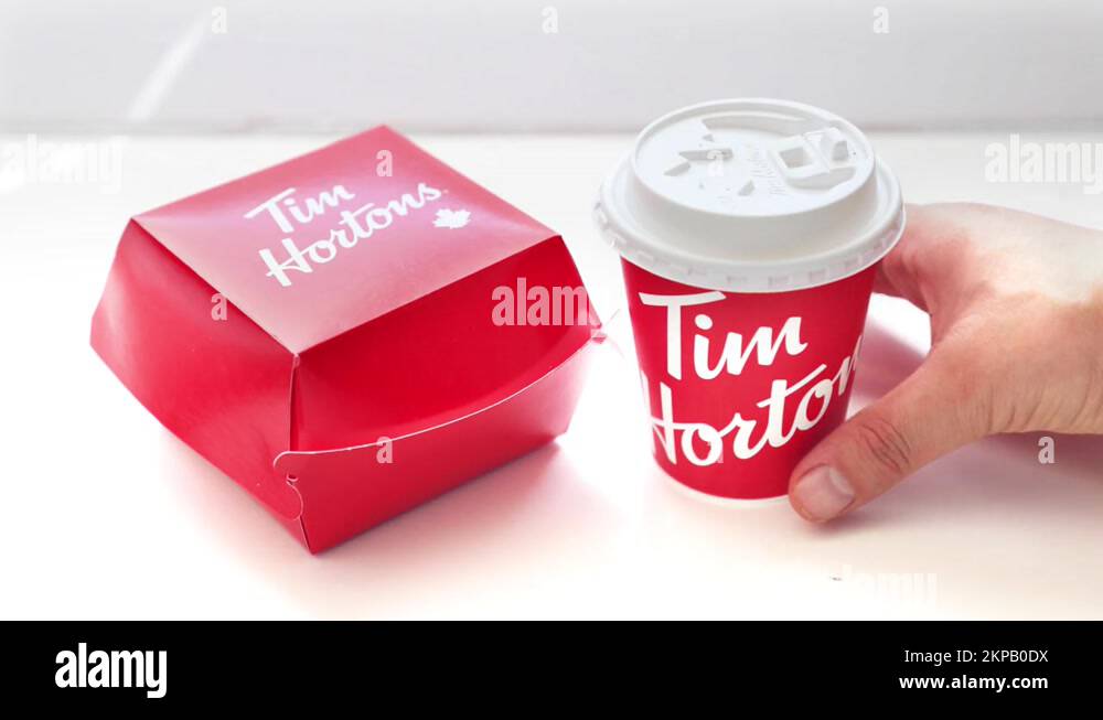Tim hortons coffee and donut Stock Videos & Footage - HD and 4K Video ...