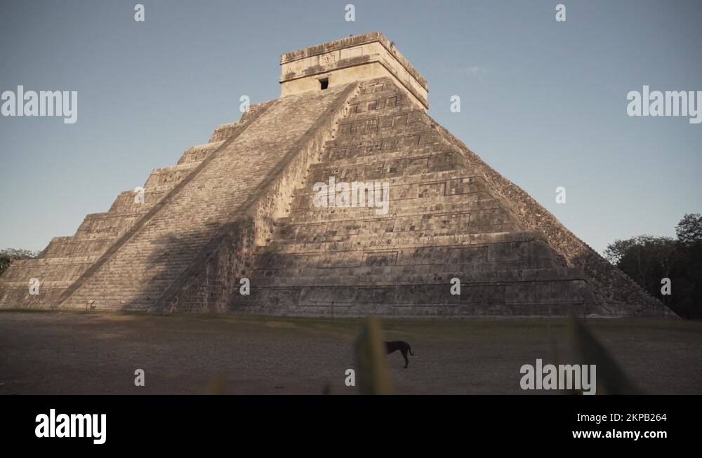 Stairs el castillo pyramid in Stock Videos & Footage - HD and 4K Video ...