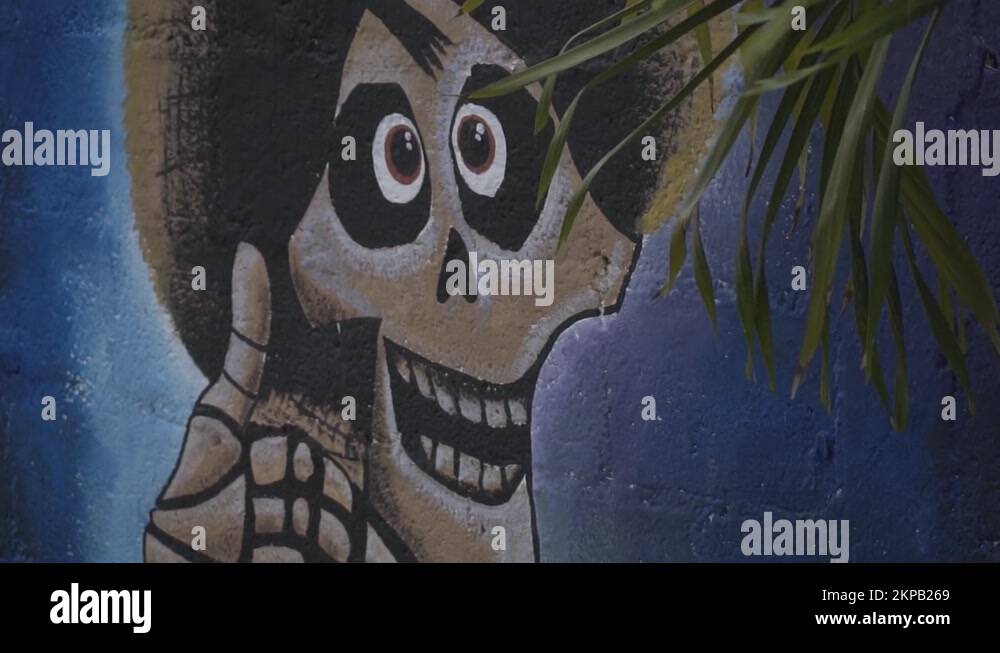 Wall Graffiti of the Animated Character Hector of the Disney Movie Coco ...