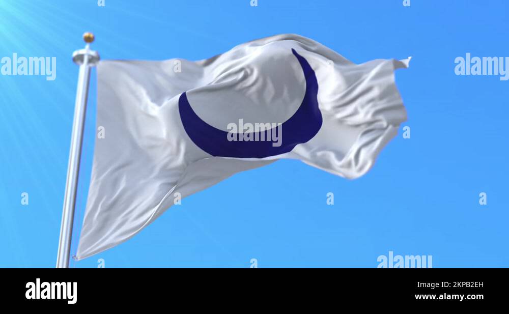 Flag of the Kingdom of Tlemcen, Zayyanid Kingdom, Algeria. Loop Stock ...