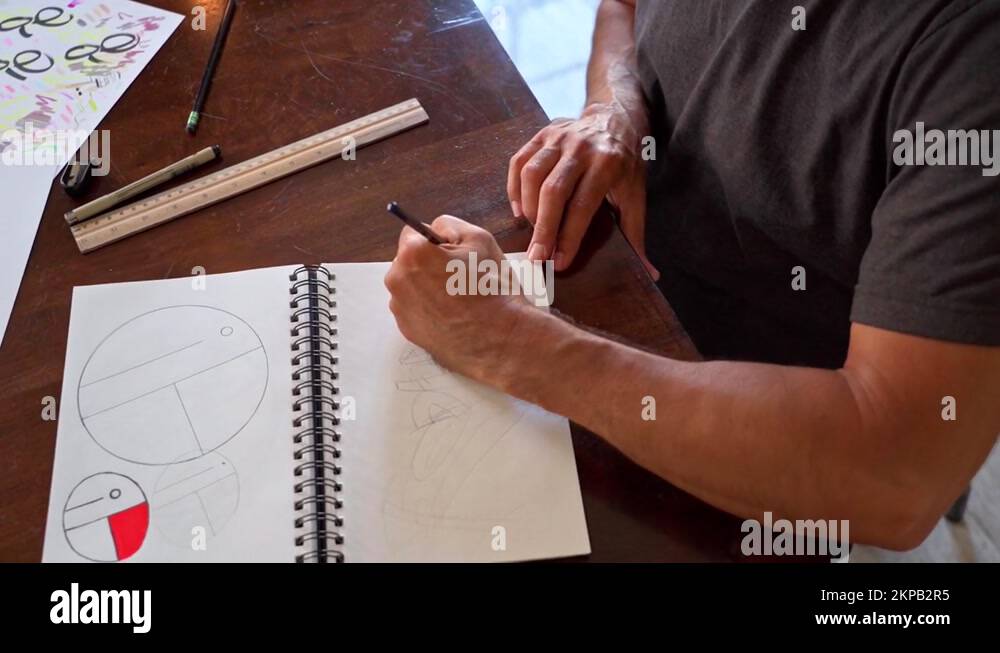 Art drawing expression man sketch Stock Videos & Footage - HD and 4K ...