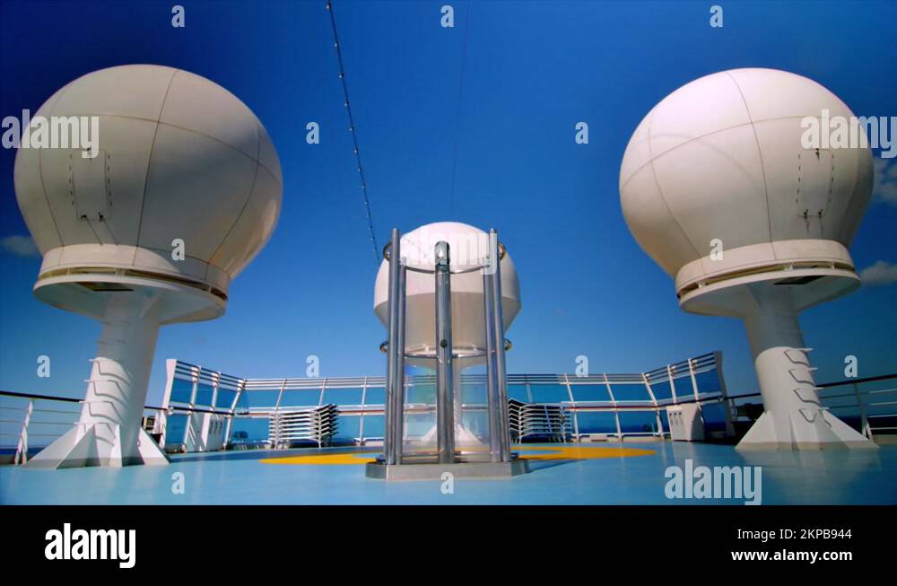 incredible wide angle image from a cruise ship where we see the ship's ...