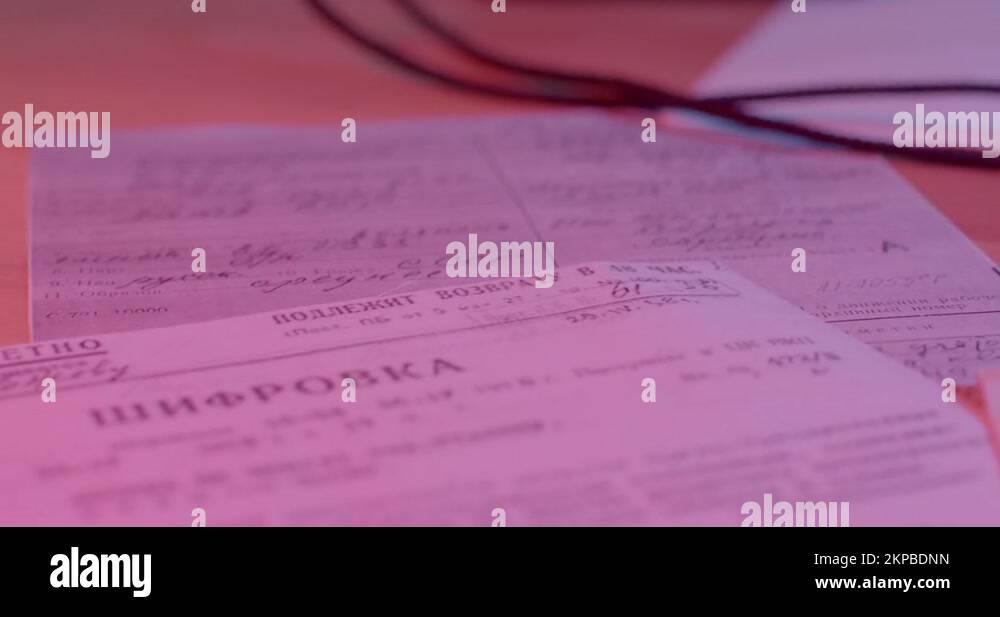 Vintage russian documents Stock Videos & Footage - HD and 4K Video Clips - Alamy