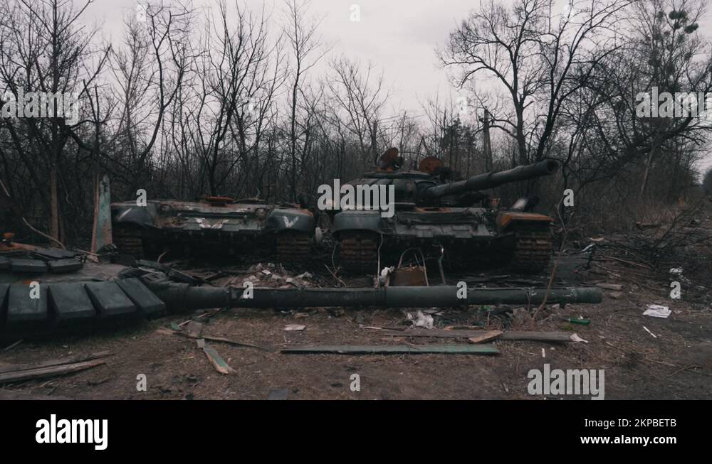 Burnt russian tanks Stock Videos & Footage - HD and 4K Video Clips - Alamy