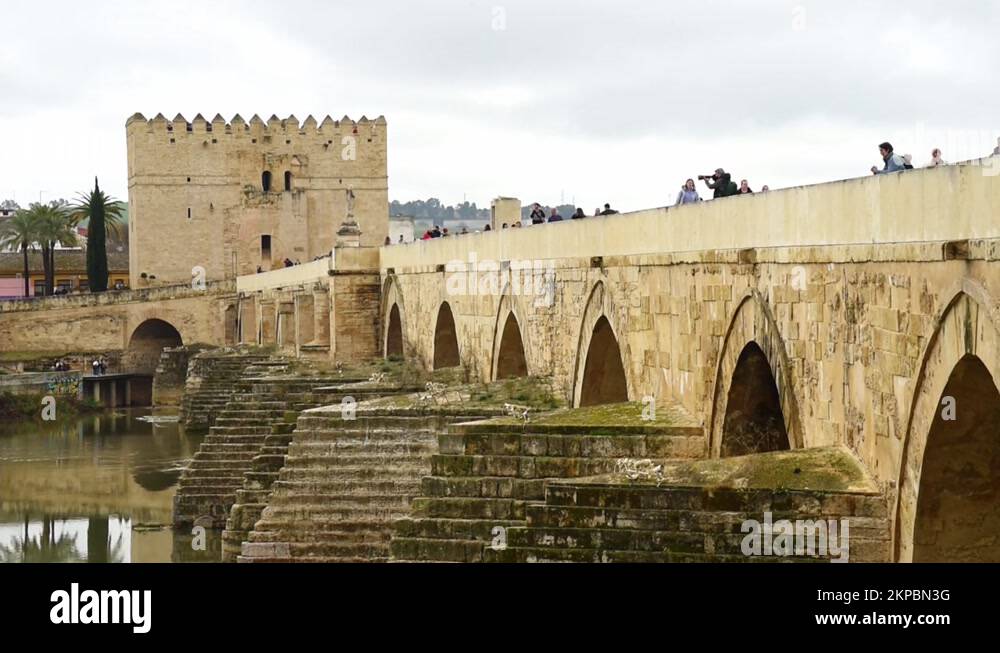 Roman Bridge (Puente Romano) and Rio Guadalquivir (river) and Torre De ...