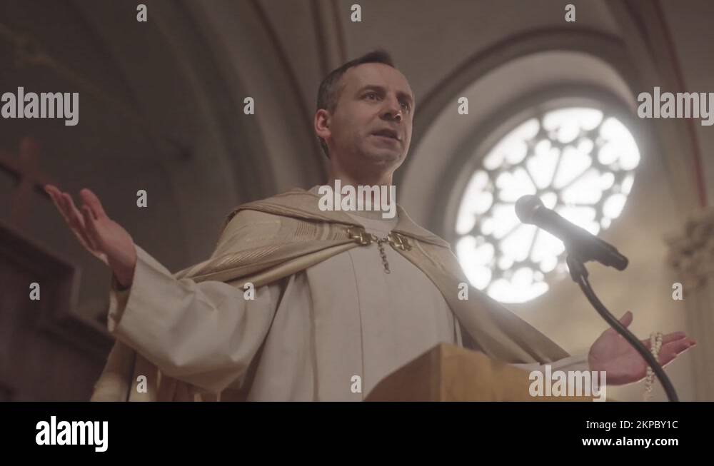 Priest preaching during sunday mass Stock Videos & Footage - HD and 4K ...