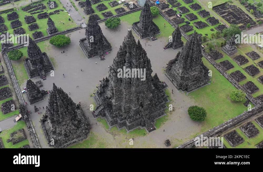 Prambanan Hindu temple complex dedicated to the creator and destroyer ...