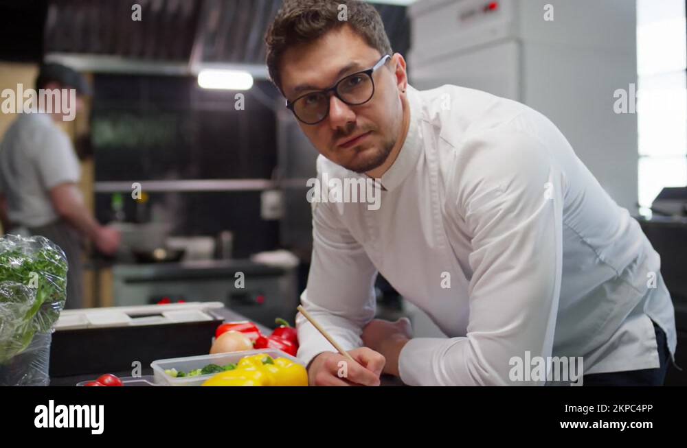 Portrait chef behind restaurant Stock Videos & Footage - HD and 4K ...