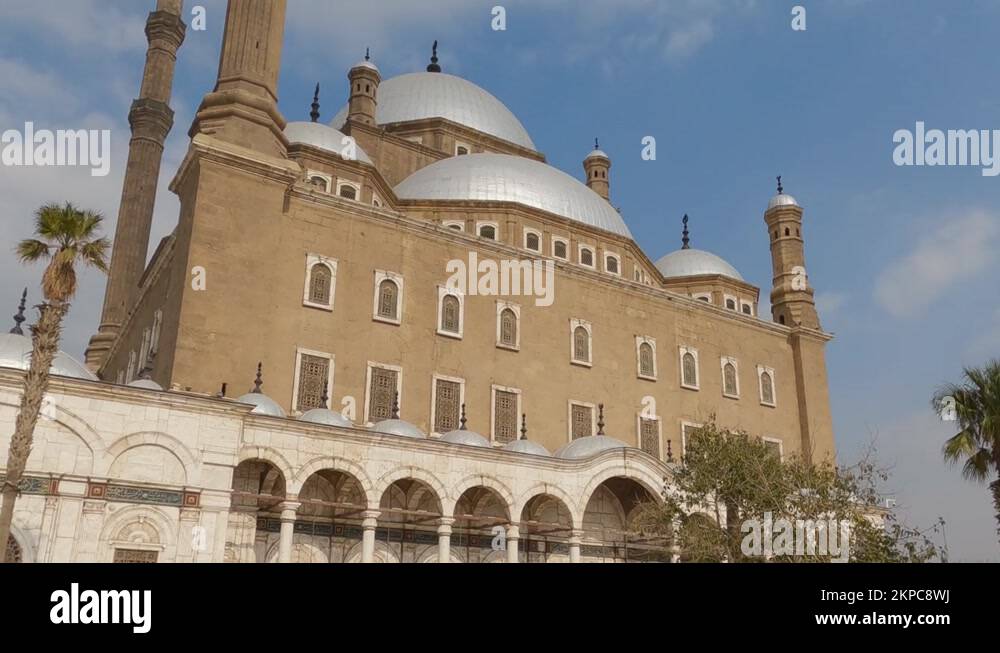 Exterior of Muhammad Ali Mosque, Citadel of Saladin, Cairo, Egypt Stock ...