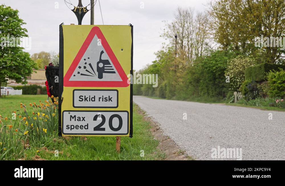 Skid risk warning Stock Videos & Footage - HD and 4K Video Clips - Alamy