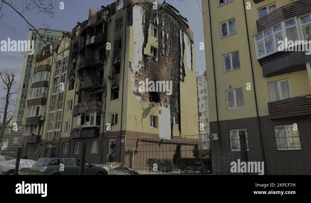 Parts of the building destroyed in fire Stock Videos & Footage - HD and ...