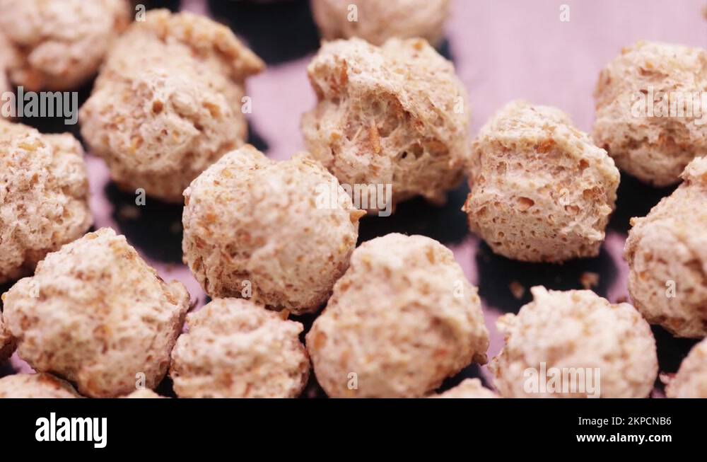 Edible wheat bran from peeled rye flour Stock Video Footage - Alamy