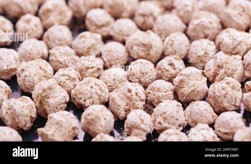 Edible wheat bran from peeled rye flour Stock Video Footage - Alamy