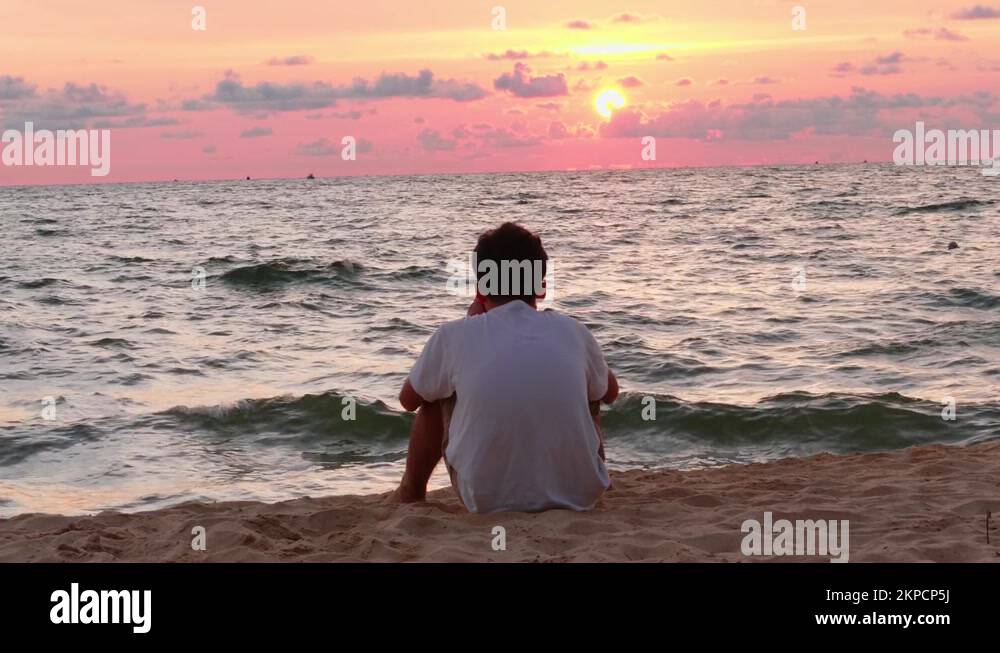 Back view of man sitting on Stock Videos & Footage - HD and 4K Video ...