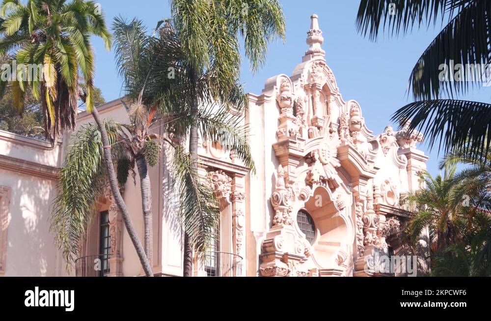 Spanish colonial revival architecture, baroque or rococo, Balboa Park ...