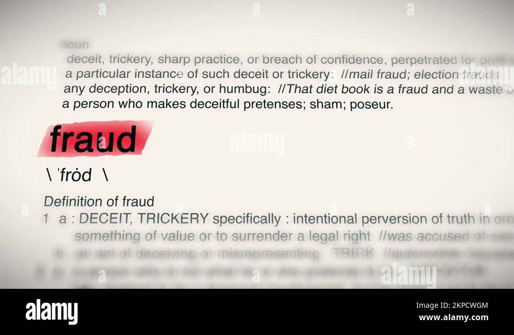 Word fraud highlighted in Stock Videos & Footage - HD and 4K Video ...