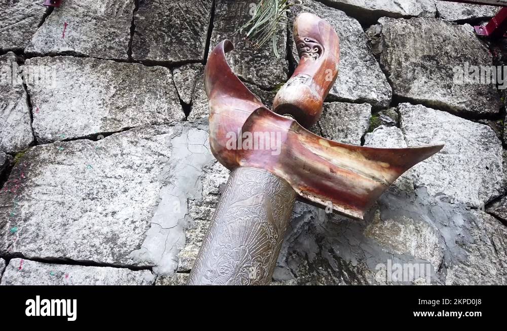 Javanese Indonesian keris. The keris is a traditional dagger weapon ...