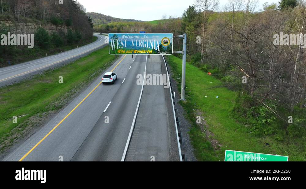Welcome virginia highway sign Stock Videos & Footage - HD and 4K Video ...