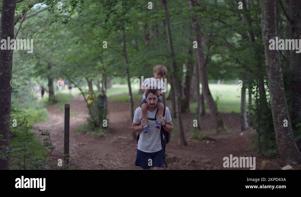 Kid in the shoulders of his father Stock Videos & Footage - HD and 4K ...