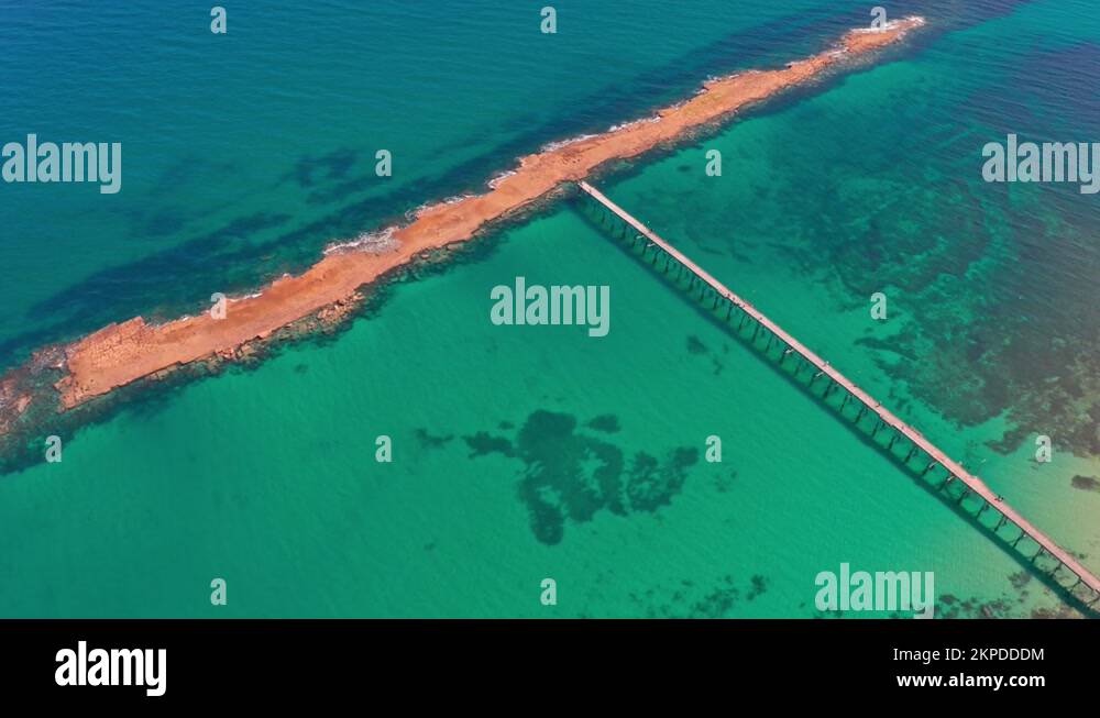 Adelaide local getaway. Famous Port Noarlunga jetty pier and reef ...