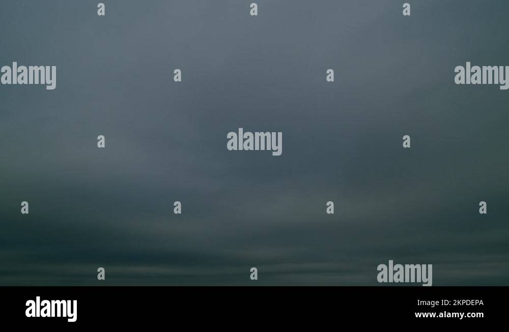 Thunder clouds rainy dark weather. Heavy rain clouds before a storm ...