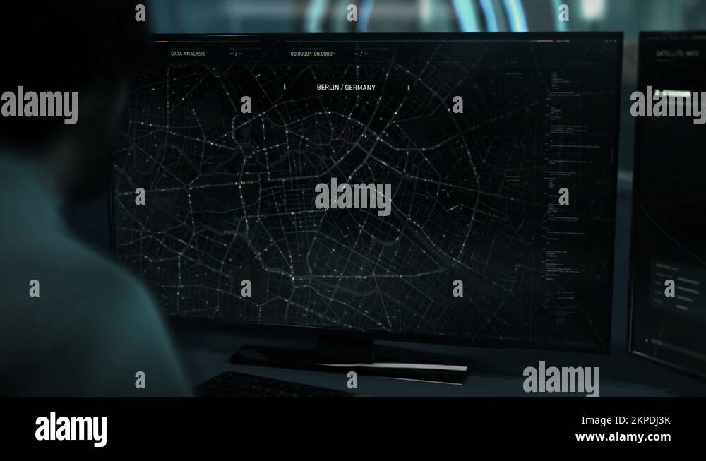 Controlling the interface of the tracking technology to find the target ...