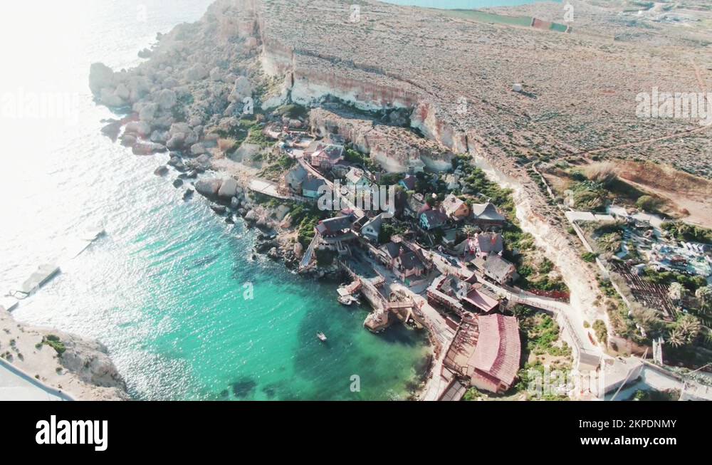 Amazing aerial footage of Popeye Village - built movie set for "Popeye ...