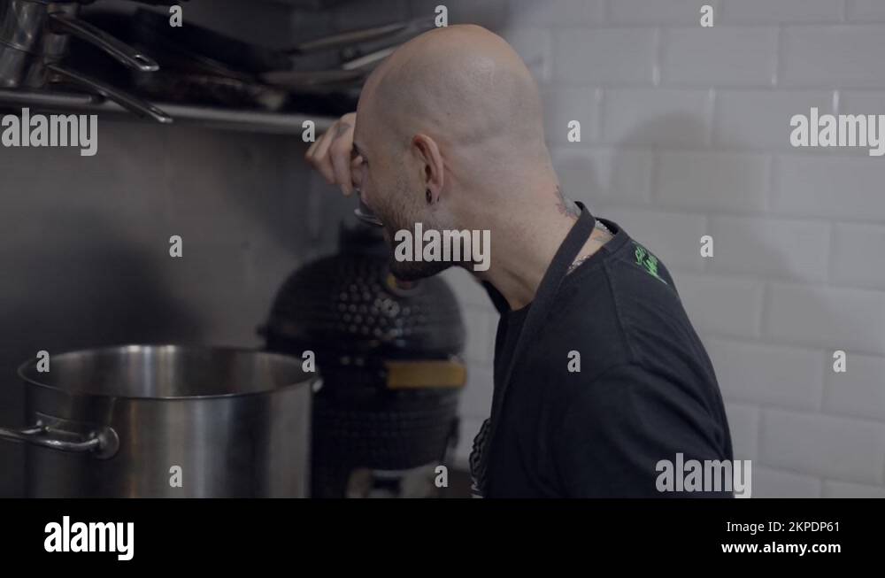 Bald chef Stock Videos & Footage - HD and 4K Video Clips - Alamy