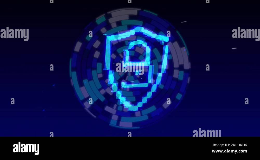 Shield icon shape security Stock Videos & Footage - HD and 4K Video ...