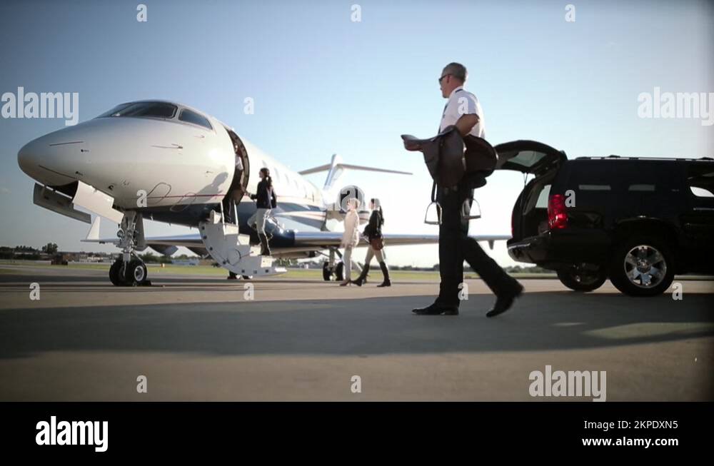 Pilot boarding private jet Stock Videos & Footage - HD and 4K Video ...
