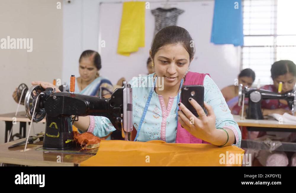 Women working at sewing machine Stock Videos & Footage - HD and 4K ...