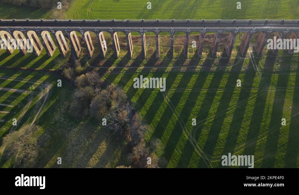 Ouse Valley Viaduct, Sussex, UK- Aerial photos of the Viaduct that ...