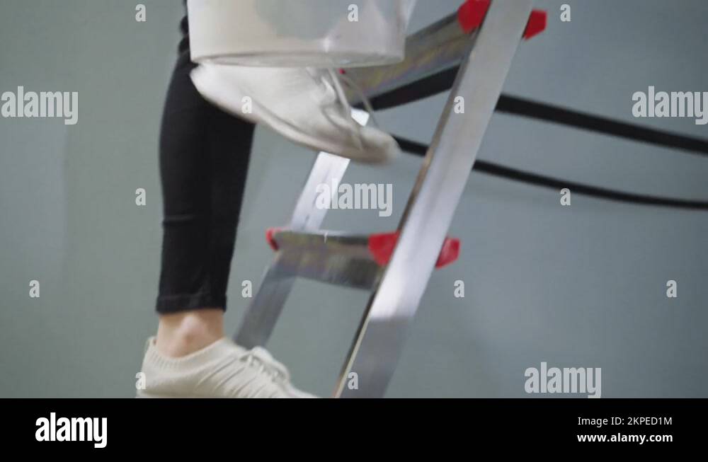 Paint bucket and ladder Stock Videos & Footage - HD and 4K Video Clips ...